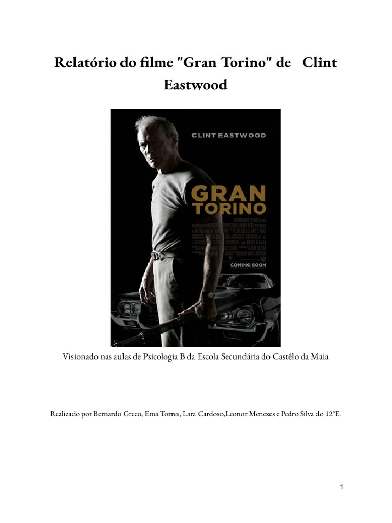 Análise do filme Gran Torino e suas lições sociais | PDF | Família ...