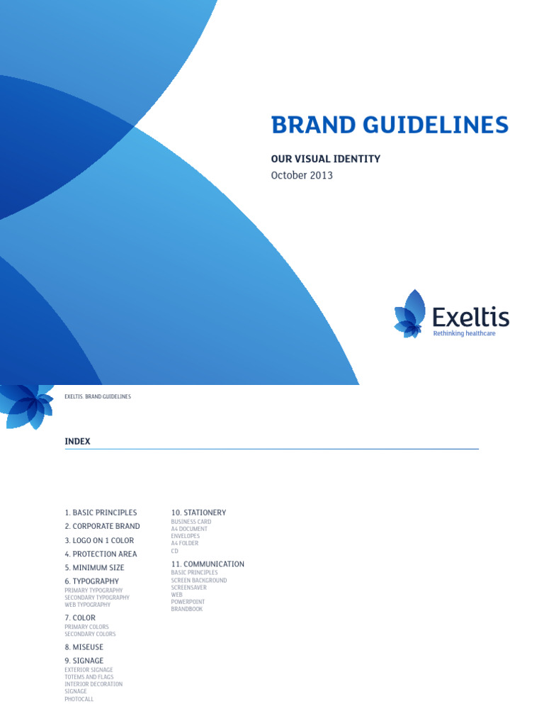 Exeltis_Brandguidelines | PDF | Typography | Logos