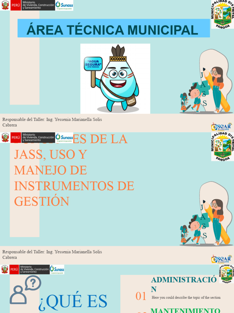 Tema 1 - Jass | PDF | Saneamiento | Gobierno