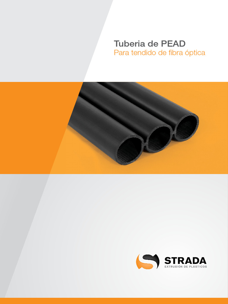 PEAD_Catálogo de tuberías | PDF | Tubería (transporte de fluidos) | Fibra óptica