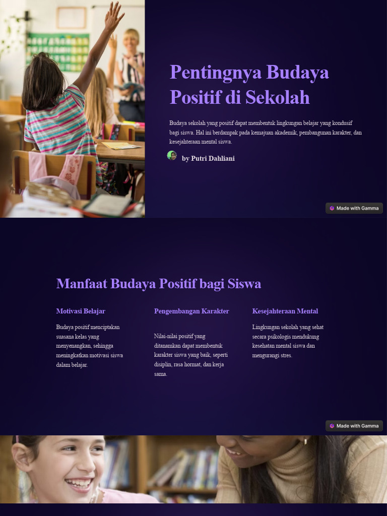 Pentingnya Budaya Positif Di Sekolah | PDF