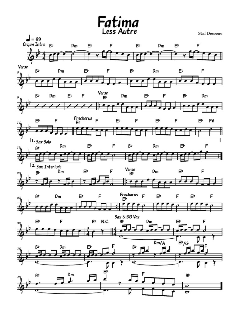 Fatima | PDF | Musical Compositions | Musicology