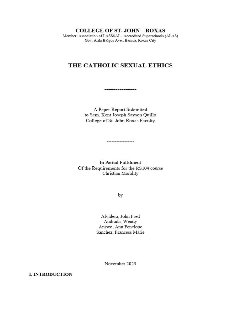 Christian Morality | PDF | Chastity | Virtue