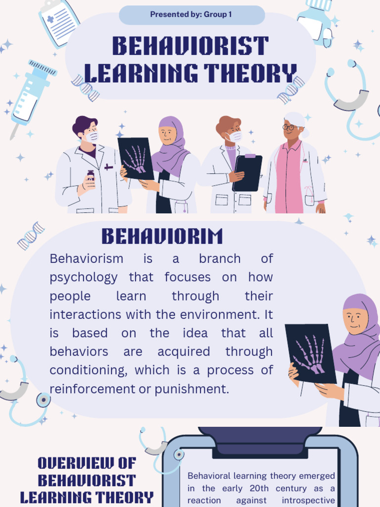 Health Ed. Group 1 | PDF | Behaviorism | Learning