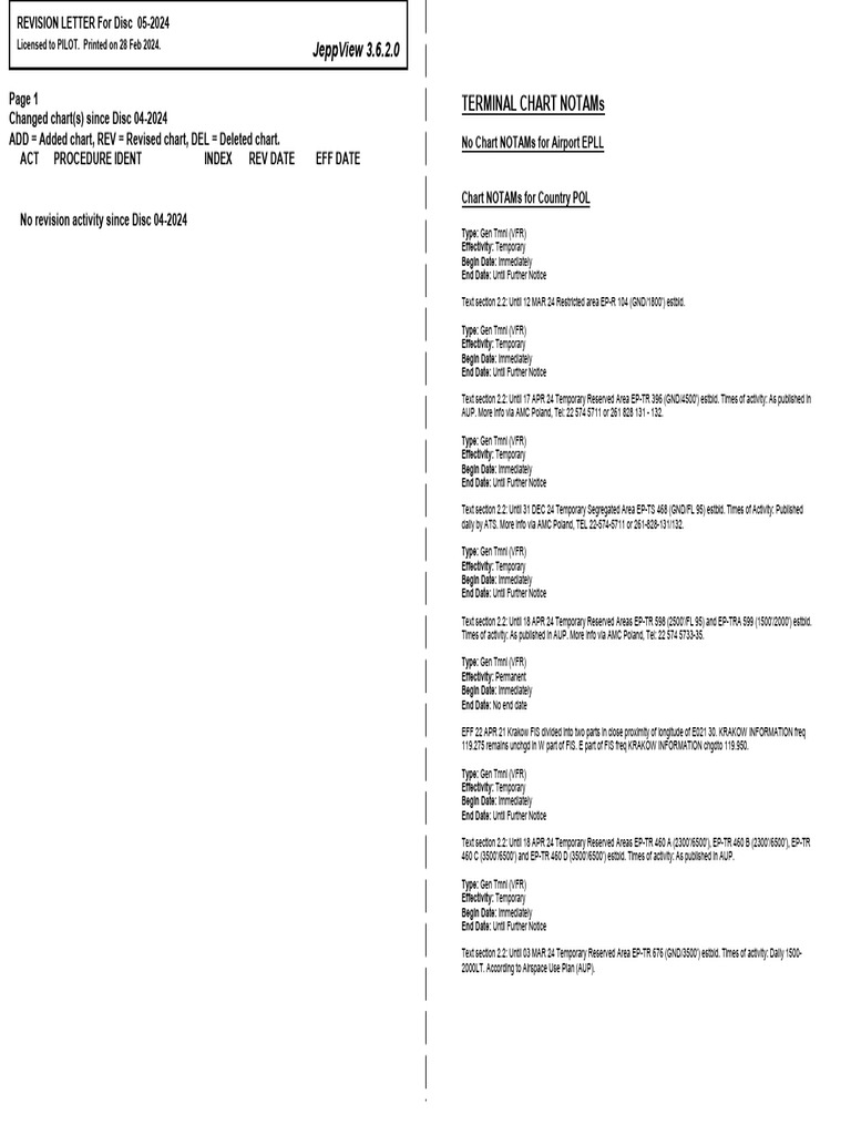 Epll 2405 | PDF | Air Traffic Control | Runway