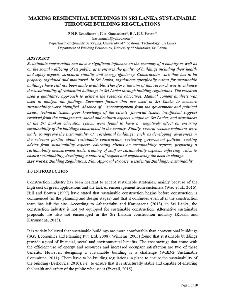 Cida Journal Paper Paper 22019 | PDF | Green Building | Sustainability