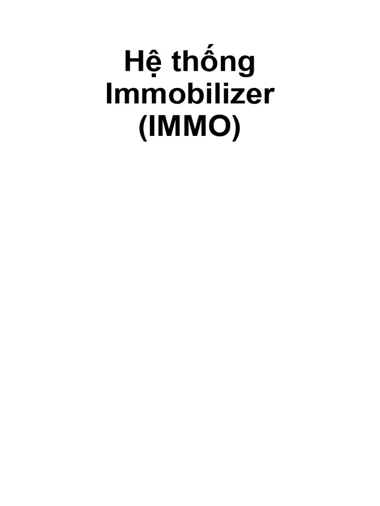 H TH NG Immolibizer C A Hyundai | PDF