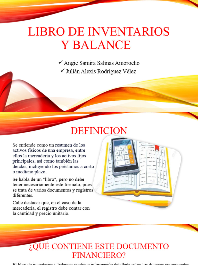 Libro de Inventarios y Balance | Descargar gratis PDF | Contabilidad | Hoja de balance