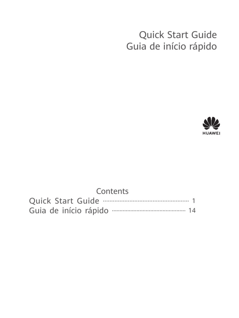 HUAWEI WiFi AX2S Guia de Início Rápido - (WS7000 V2,02, PT-BR) | PDF | Computer Network ...