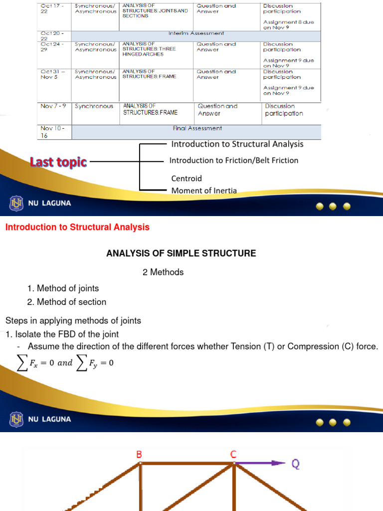 Lecture 8 - Structural Analysis | PDF | Force | Structural Analysis