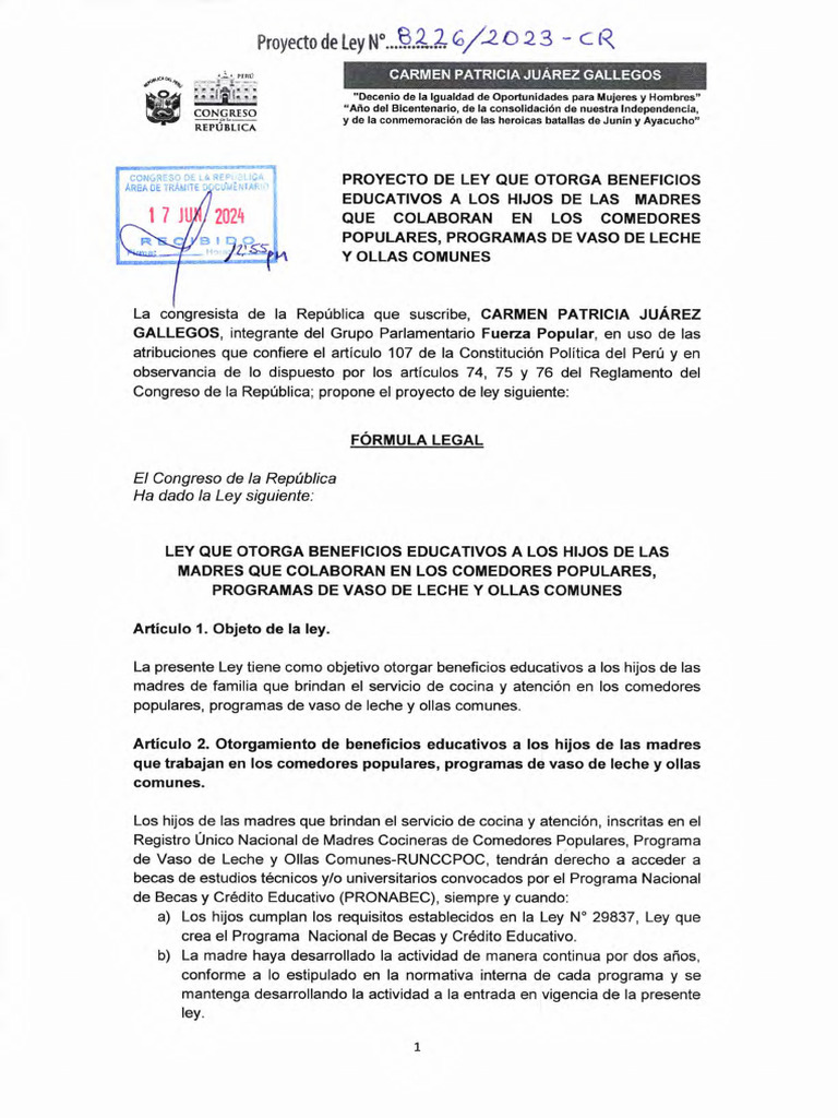 Ollas Comunes Ley | PDF | Pobreza | Pobreza e indigencia