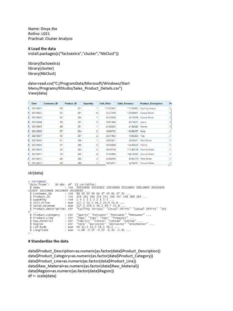 Cluster Analysis | PDF | Computing | Software