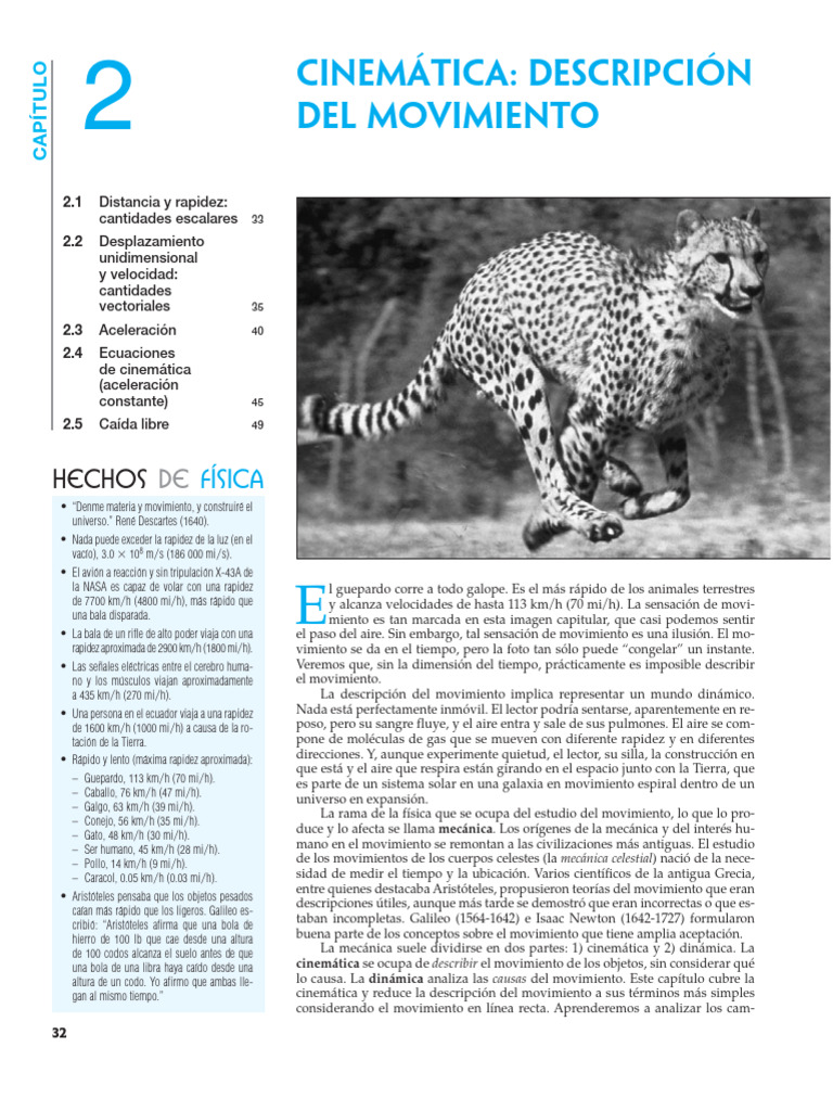 Cinematica 1D | PDF | Velocidad | Vector Euclidiano