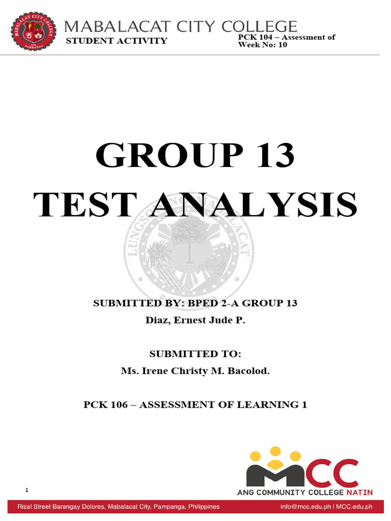 Activity 3 Rubrics and Check List | PDF | Behavior Modification ...