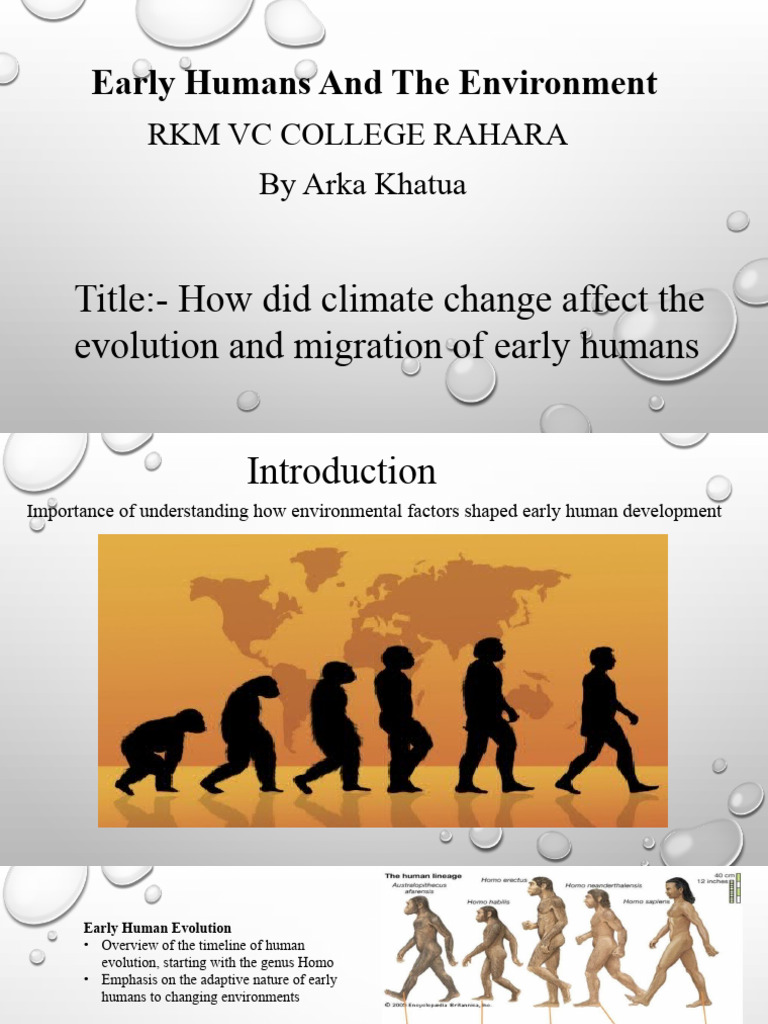 Early Humans and The Environment | PDF | Homo | Human Evolution