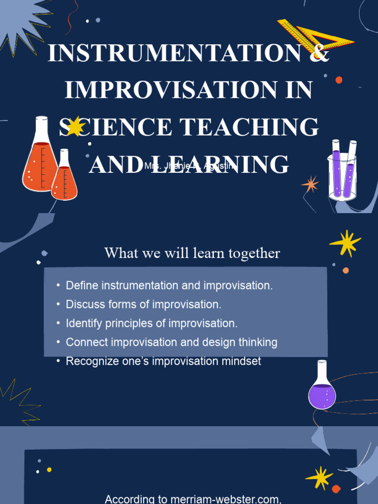 Improvisation in Science Education | PDF | Mindset | Learning