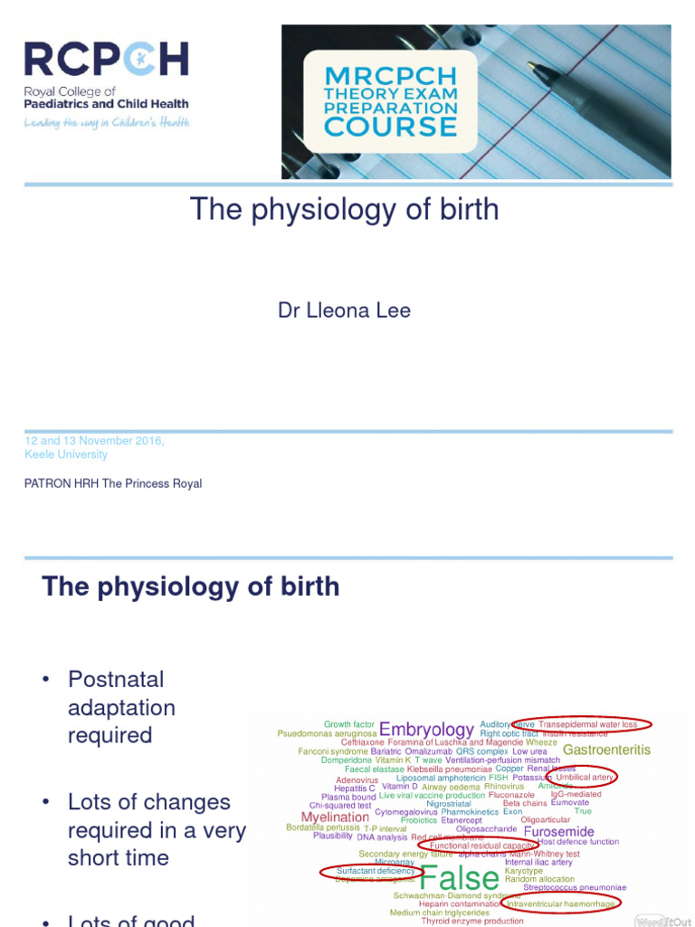 Birth Physiology RCPCH | Download Free PDF | Physiology | Medical ...