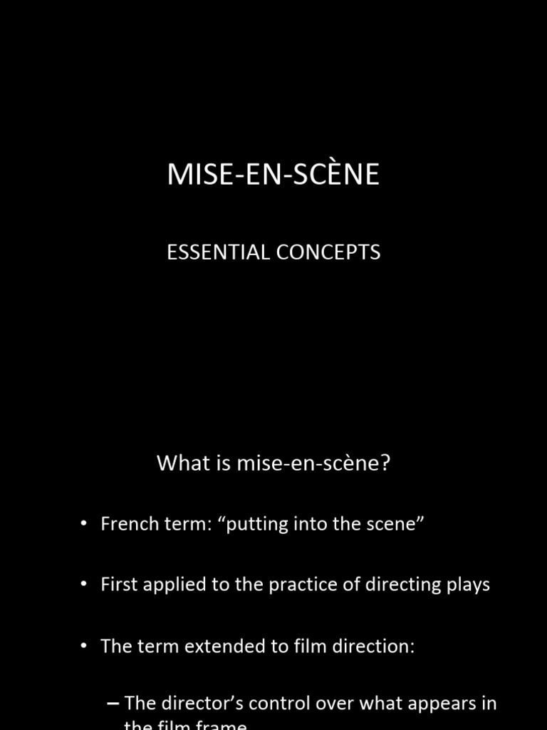 Film Art Mise-en-scene | PDF | Lighting | Shadow