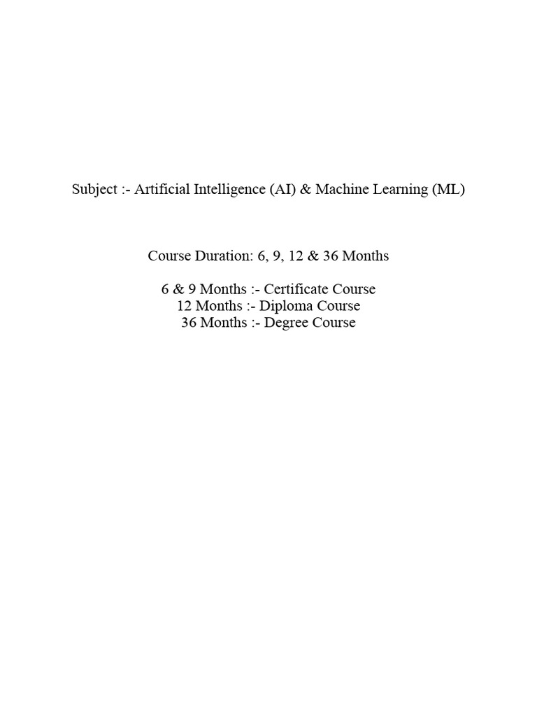 Ai ML | PDF | Machine Learning | Artificial Neural Network
