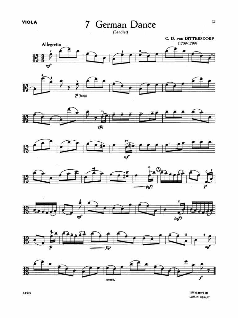 Classical Viola Sheet Music | PDF