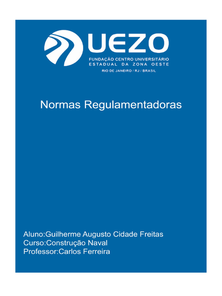 Resumo das Normas Regulamentadoras NR | PDF | Enfermagem
