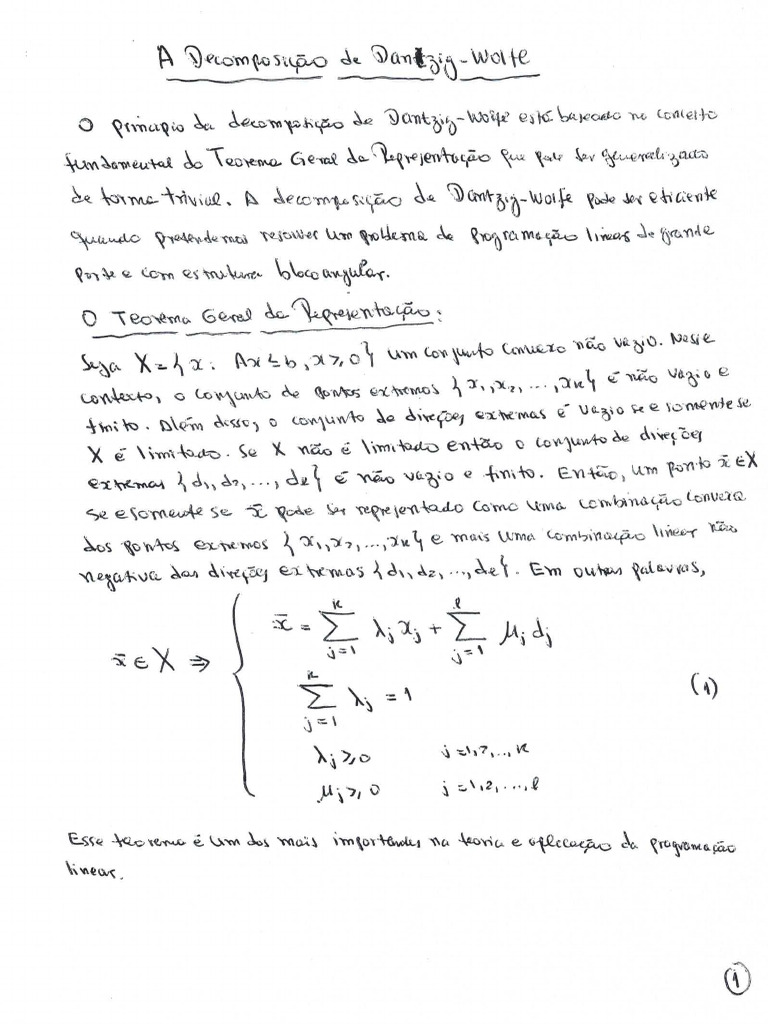 Dantzig Wolfe 01 | PDF