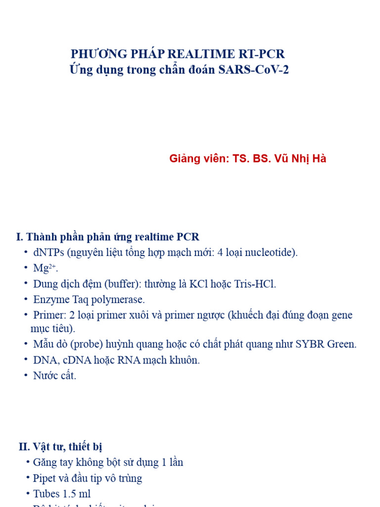 PP Realtime PCR | PDF