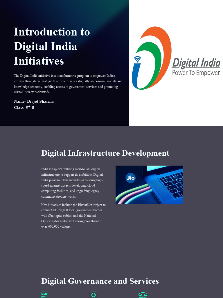 Introduction To Digital India Initiatives (IT HHW) | PDF | Computer ...