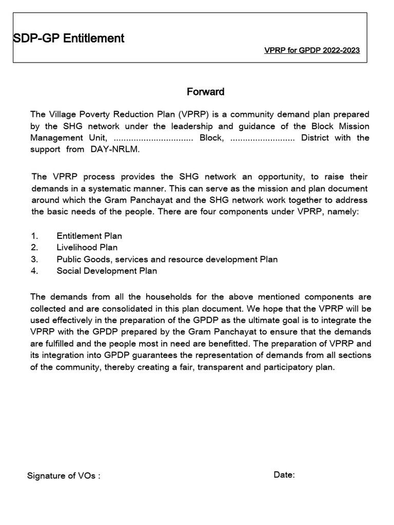 SDP GP Ent01511 | PDF | Economies