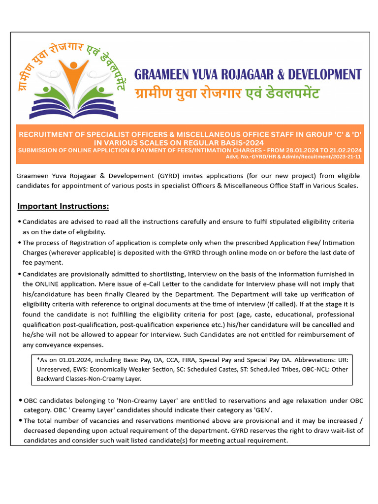 GYRD Notification | PDF