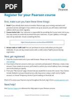 Steps To Activate The Product in Pearson English Portal | PDF