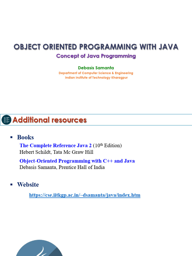 Chapter 1 | Download Free PDF | Java (Programming Language) | Object Oriented Programming