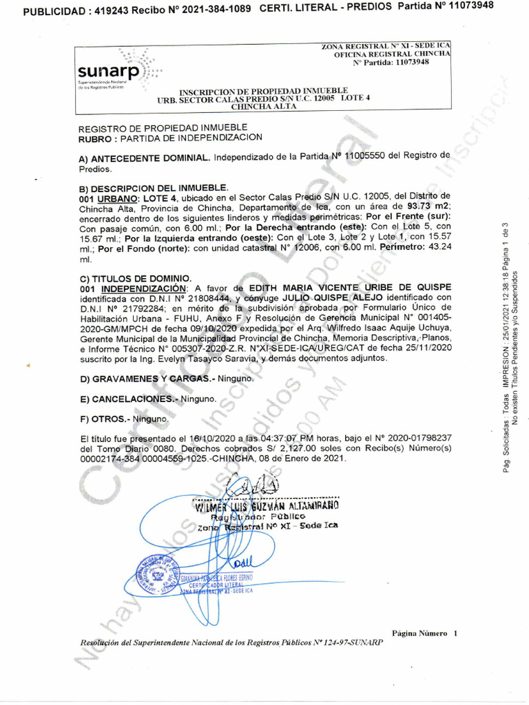 Rojas Gaspar Gilberto | PDF