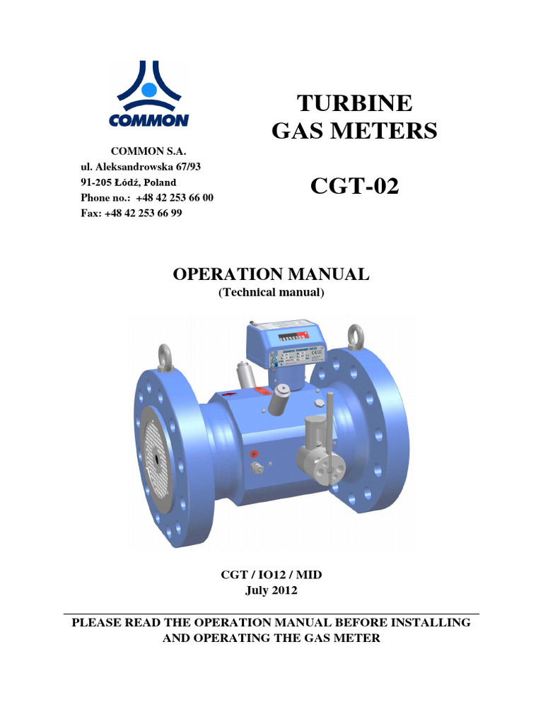 Turbine Common CGT-02 | PDF | Turbine | Gases