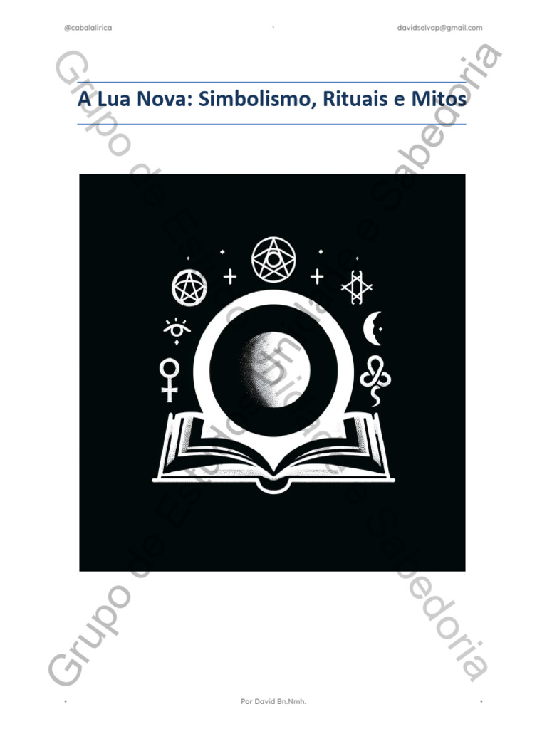 A Lua Nova Simbolismo Rituais e Mito EXO | PDF | Lua | Céu