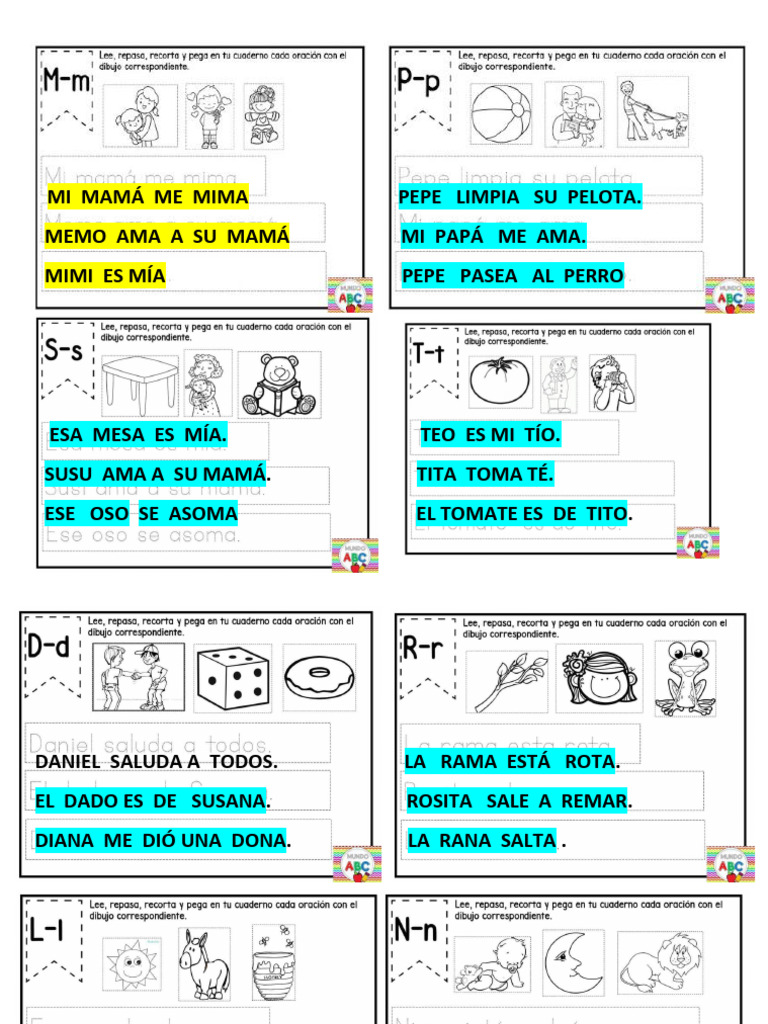 4° A Seño Mariana CUADERNO DE LECTURA SENCILLA | PDF
