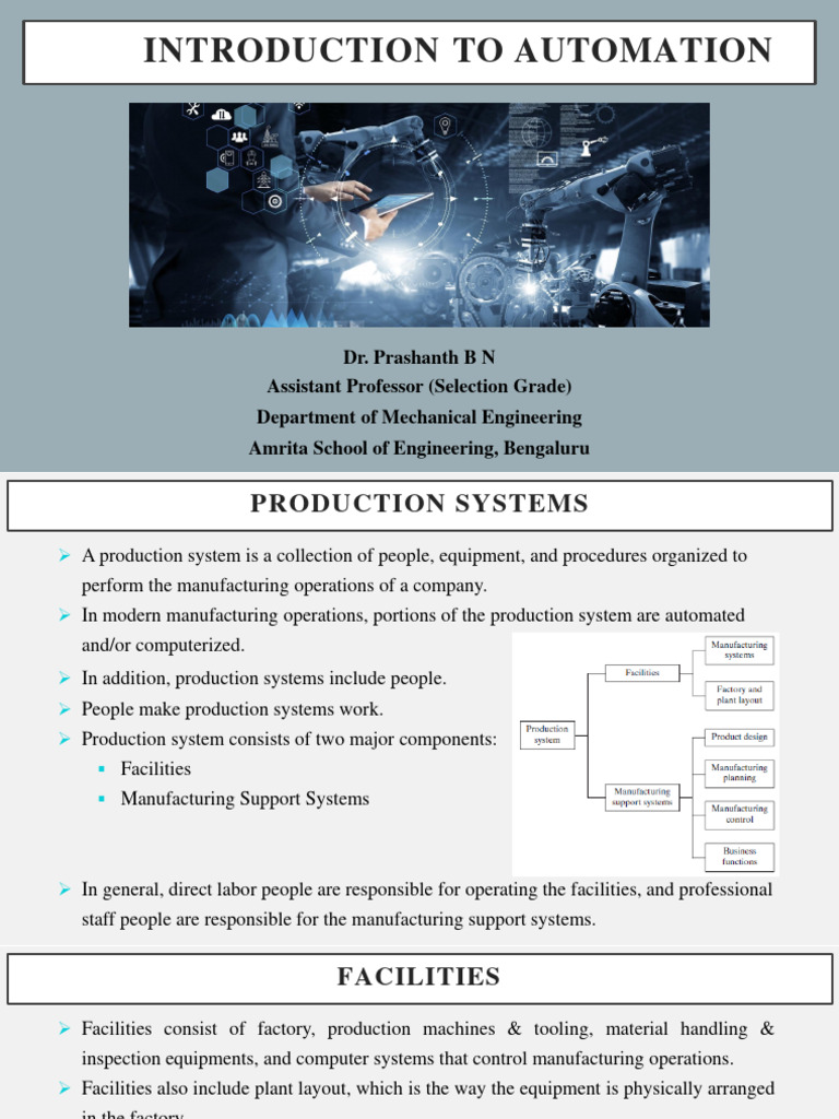 Chapter1 Introduction To Automation Pdf Automation Control Theory