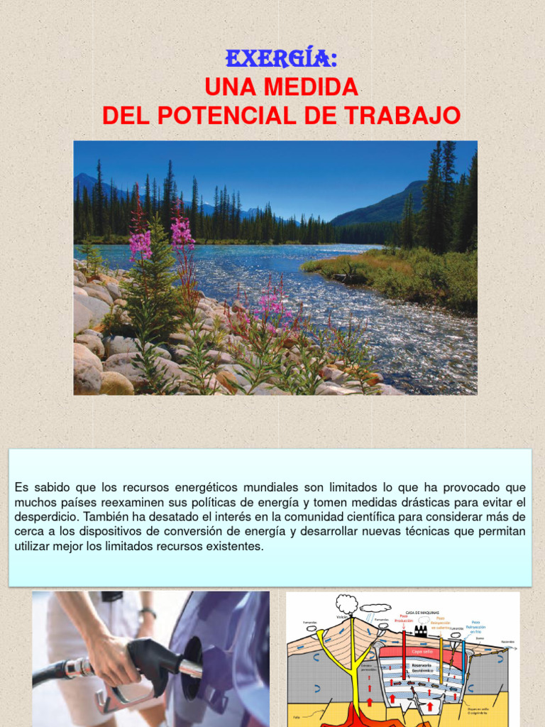 Exergía | PDF | Ejercicio | Calor