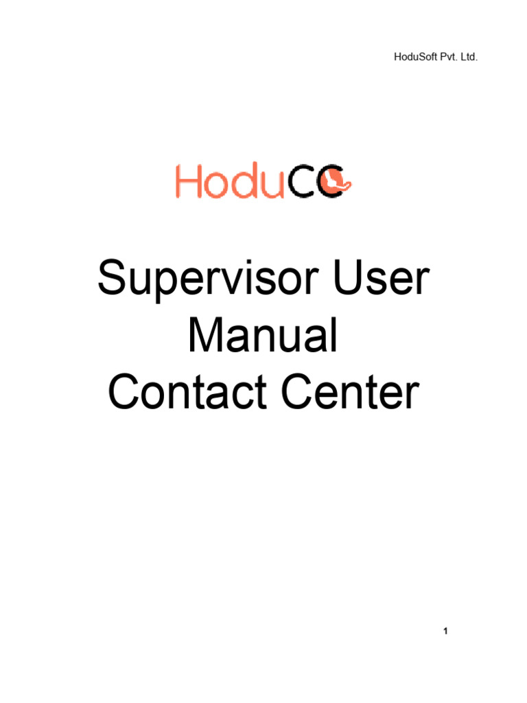HoduCC - MT - Supervisor - User - Manual - V 3.5.1 | PDF | Login | Icon (Computing)