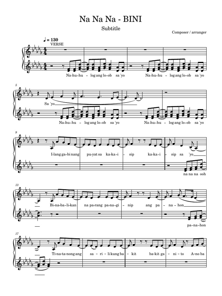 Na Na Na - BINI | PDF