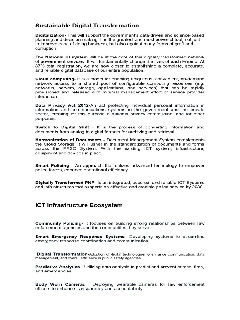 Sustainable Digital Transformation | PDF | Communication | Surveillance