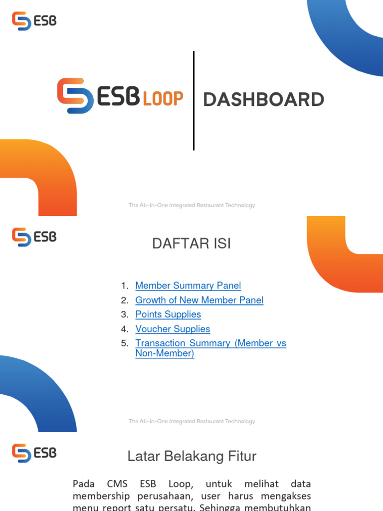 ESB Loop Dashboard | PDF