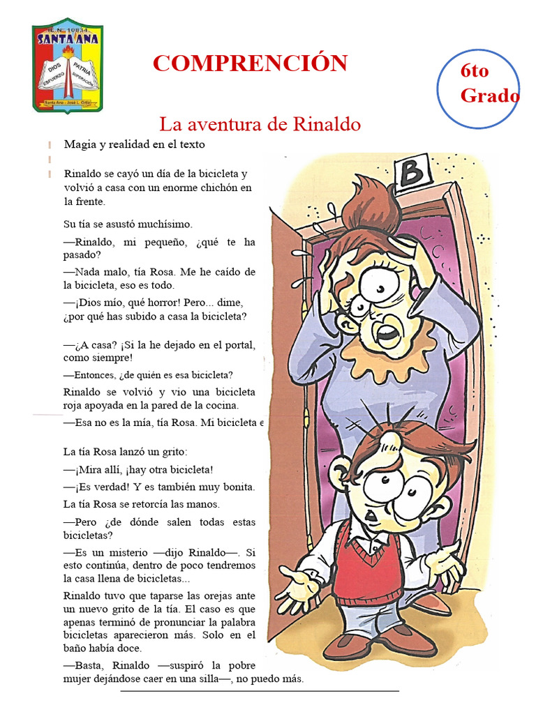 La Aventura de Rinaldo 6 Grado | PDF
