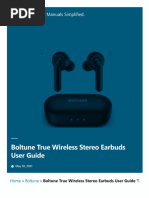 Earbuds BlueHive 035-7310-8 | PDF | Headphones | Bluetooth