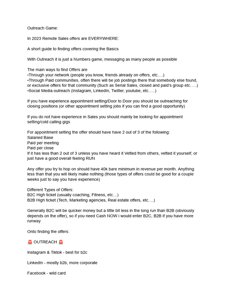 How to Land Offers | PDF | Social Media | Popular Culture & Media Studies