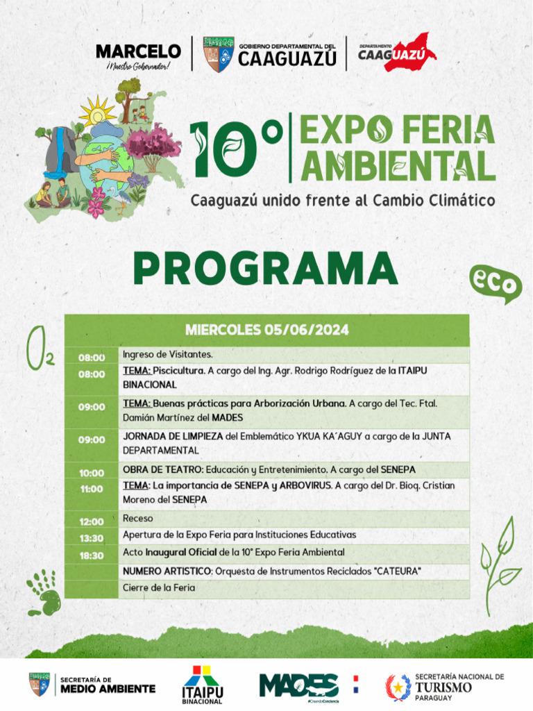 Programa - 10° Expo Feria Ambiental | PDF