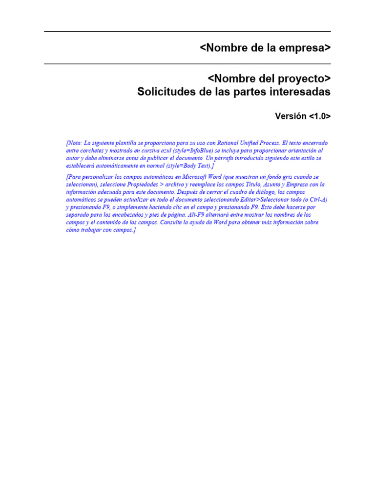 Rup - Stkreq - Requerimiento de Stakeholder | Descargar gratis PDF ... Rup - Stkreq - Requerimiento de Stakeholder | Descargar gratis PDF ...