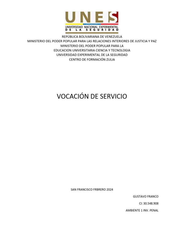 Portada y membrete de la UNES 2024 | PDF