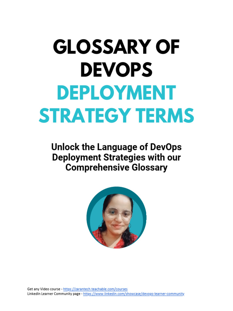 Glossary devops deployments | PDF | Cloud Computing | Software Development