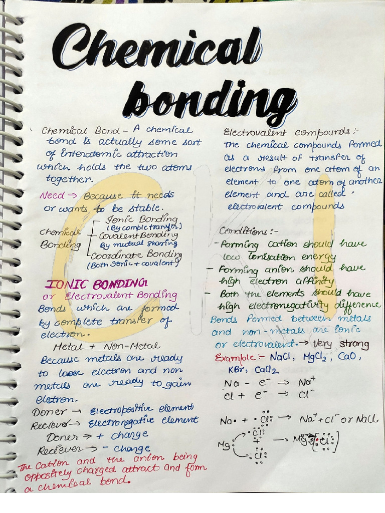 chemical bonding | PDF